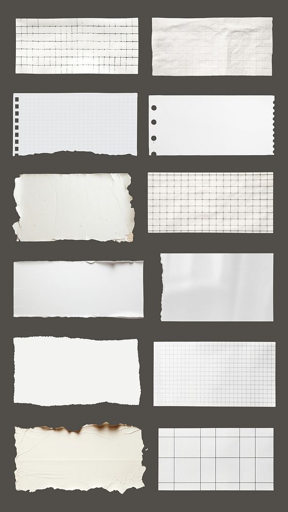Torn paper design element set | Free Photo - rawpixel