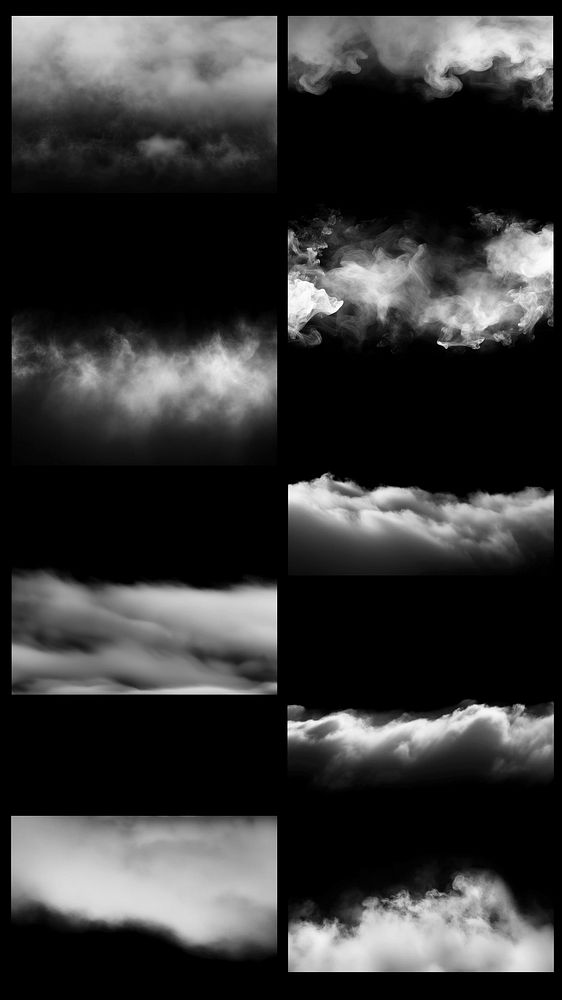 Smoke effect design element set | Free Photo - rawpixel