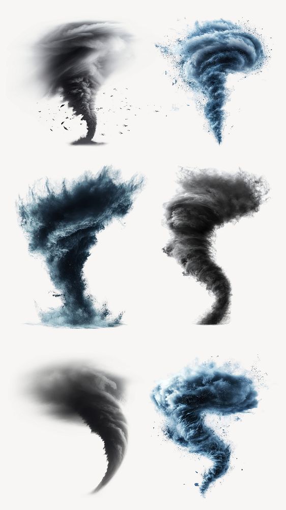 Storm design element set | Free Photo - rawpixel