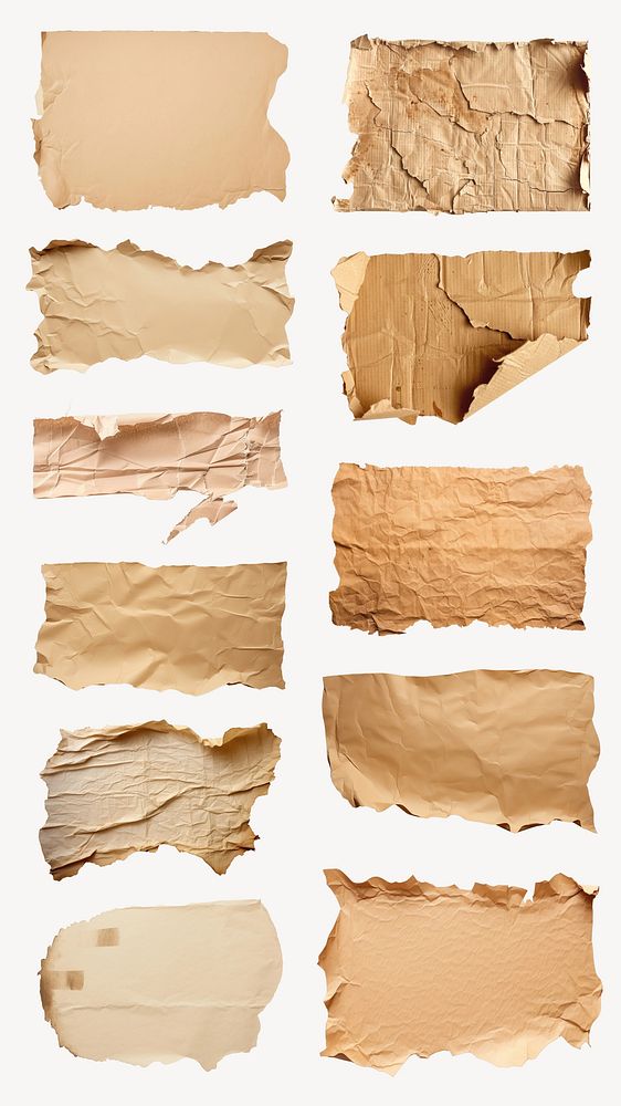 Brown torn paper design element | Free Photo - rawpixel