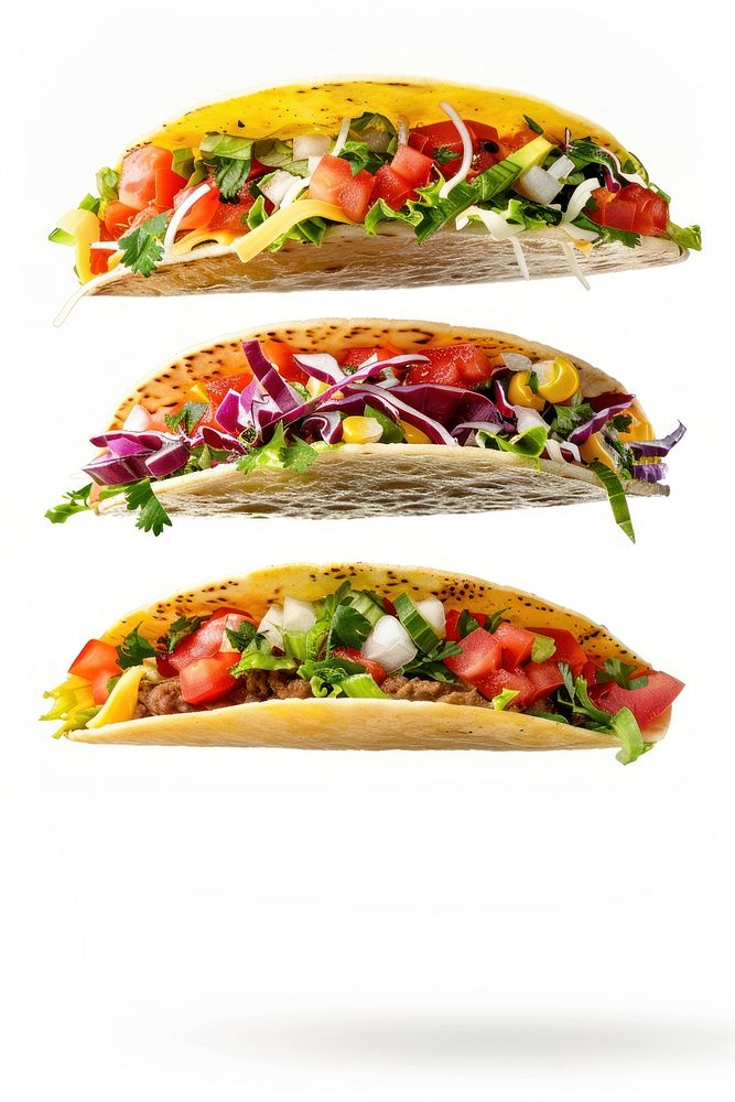 Dissected floating taco food meat | Free Photo - rawpixel