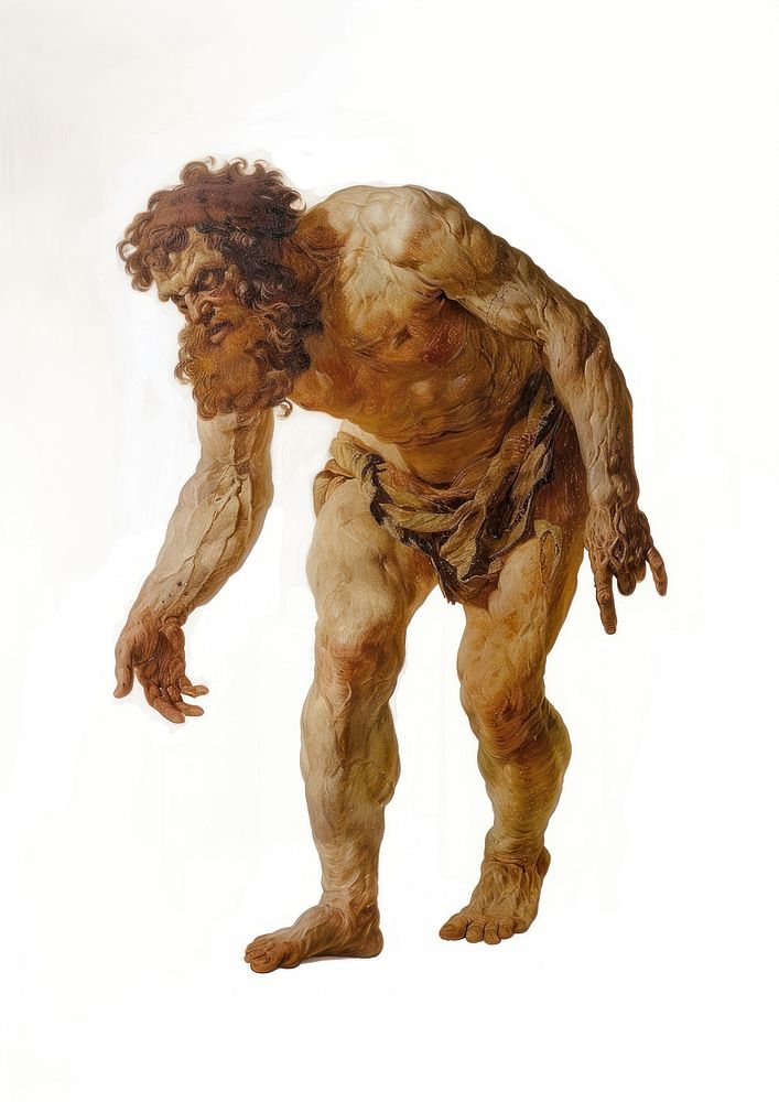 Mythical giant with muscular physique | Free Photo Illustration - rawpixel