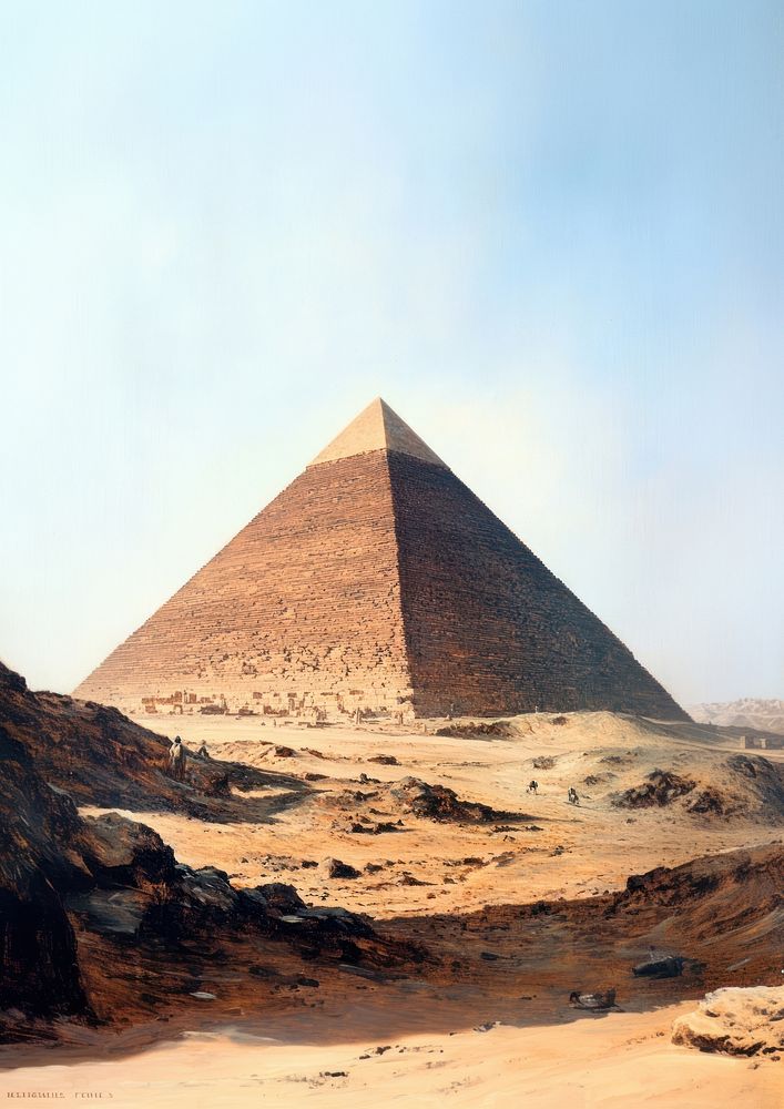 Ancient pyramid under clear sky | Free Photo Illustration - rawpixel