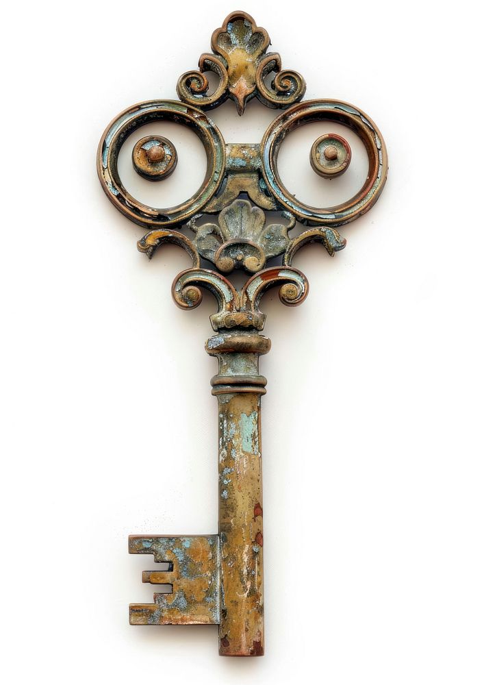 Vintage ornate antique key background | Free Photo Illustration - rawpixel