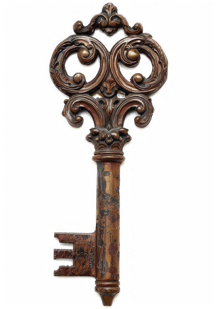 Vintage ornate skeleton key design | Free Photo Illustration - rawpixel