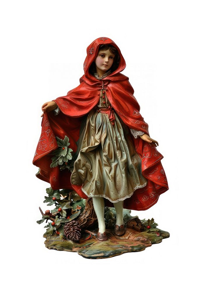 Little Red Riding Hood figurine | Free Photo Illustration - rawpixel