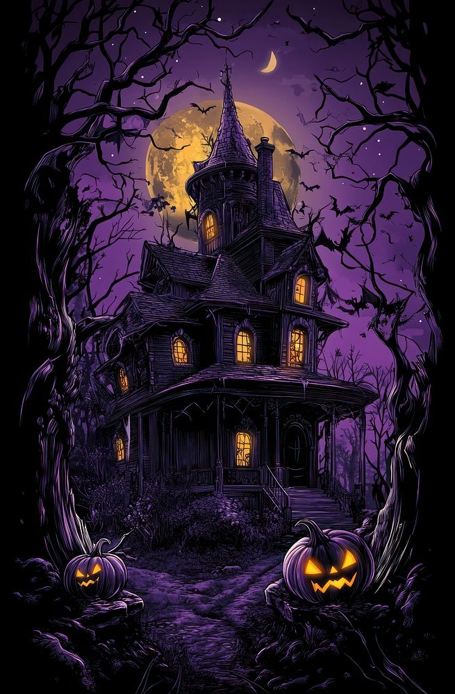 Haunted house wood halloween architecture | Free Photo Illustration ...