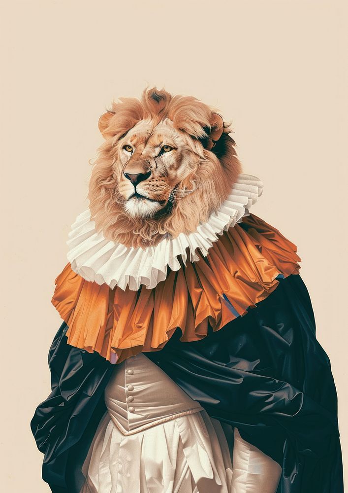 Animal lion painting human. | Premium Photo Illustration - rawpixel