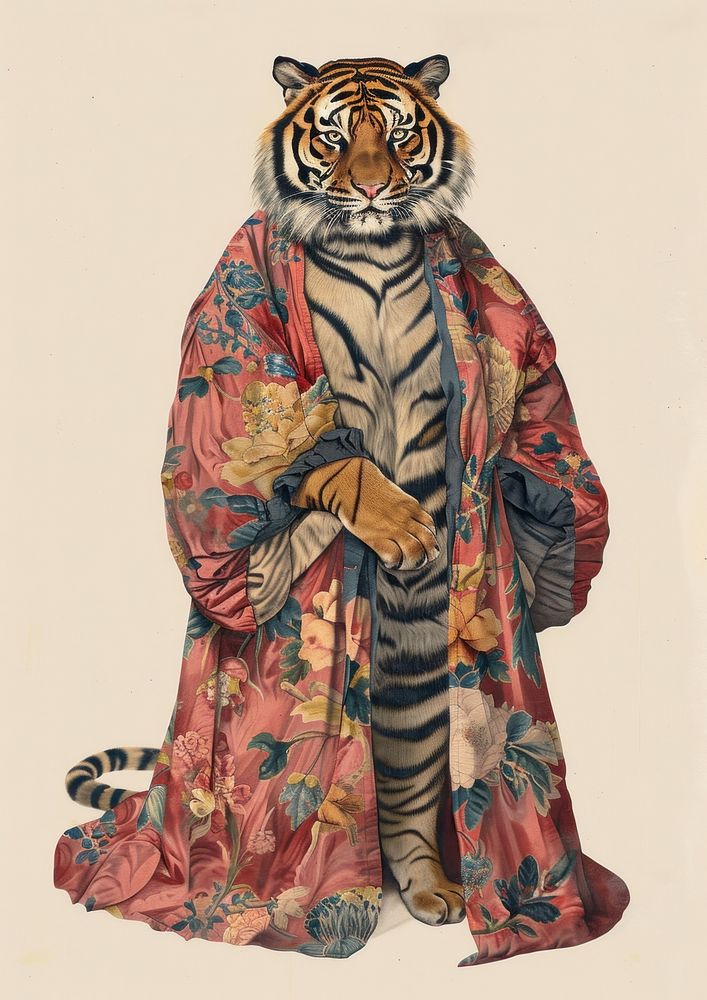 Animal tiger clothing fashion. | Premium Photo Illustration - rawpixel