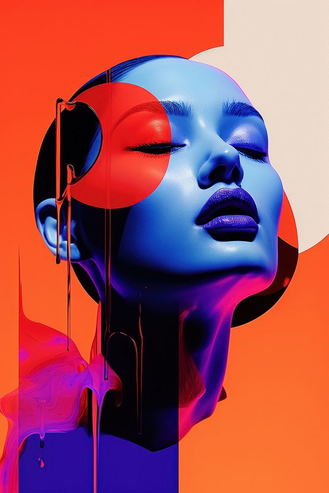 Motion sickness art graphics portrait. | Free Photo - rawpixel