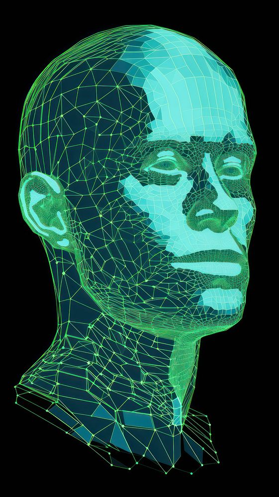 Human body wireframe design head | Free Photo - rawpixel
