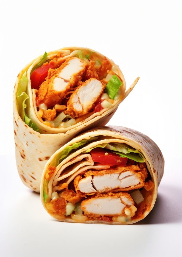 Delicious chicken wrap meal | Free Photo - rawpixel