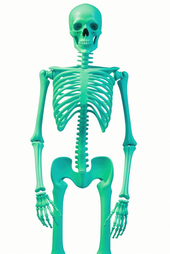 Skeleton man peaking illustration colorful | Free Photo - rawpixel
