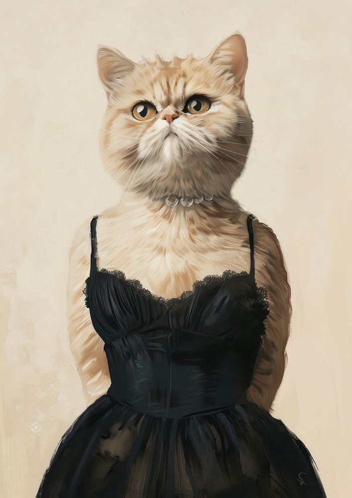 female orange persian shorthair cat | Free Photo Illustration - rawpixel