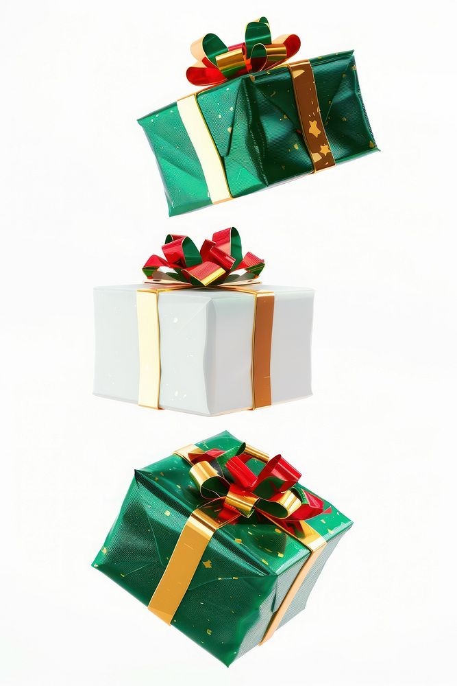 Dissected floating red gifts bows | Free Photo - rawpixel