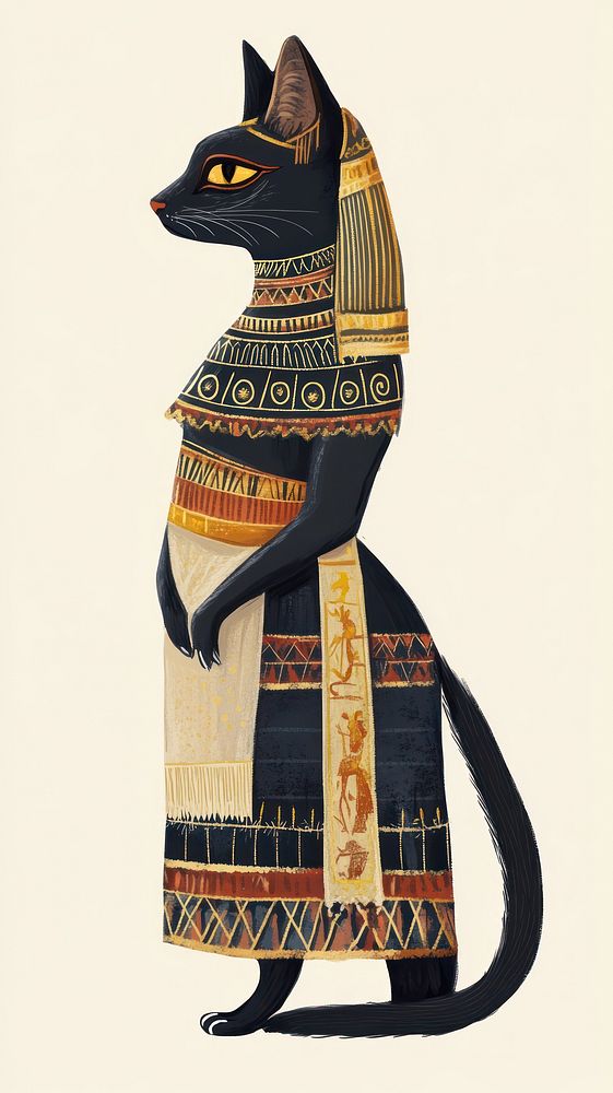 Cat costumes wearing Cleopatra animal | Free Photo Illustration - rawpixel