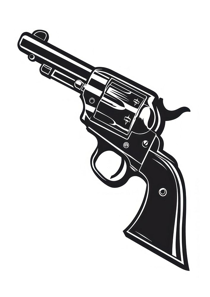 Vintage Revolver Vector Illustration Free Photo Illustration Rawpixel