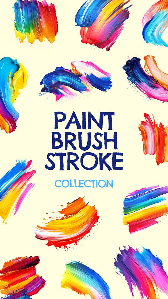 Rainbow paint brush stroke design | Free Photo - rawpixel