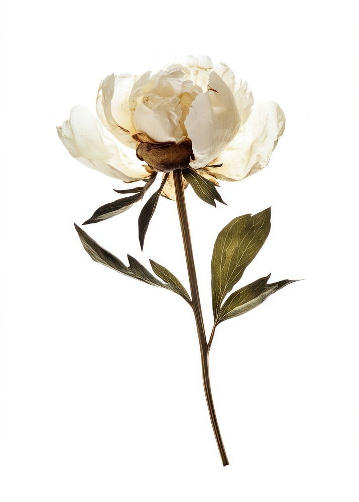 Real Pressed white peony flower | Free Photo - rawpixel