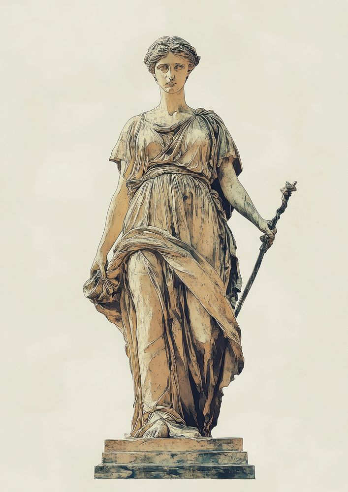 An ancient greek witch statue | Free Photo Illustration - rawpixel