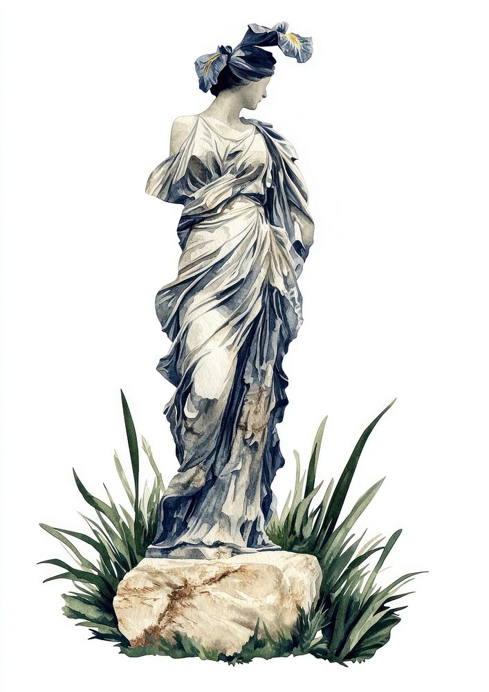 An ancient greek Iris statue | Free Photo Illustration - rawpixel