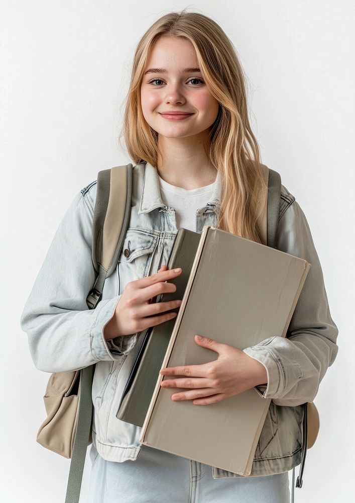 Young white girl background smiling | Free Photo - rawpixel