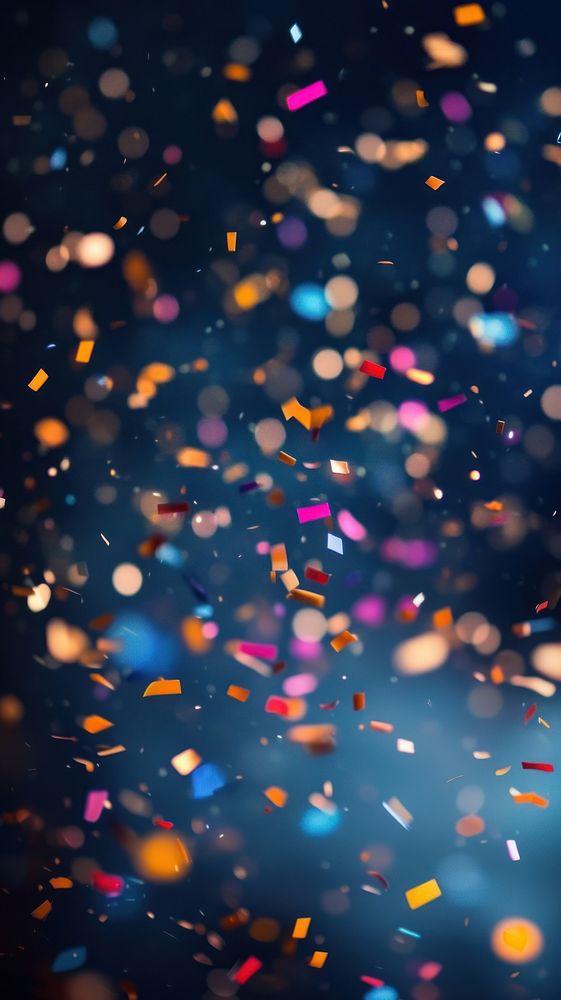 Colorful Floating Confetti confetti background | Free Photo - rawpixel