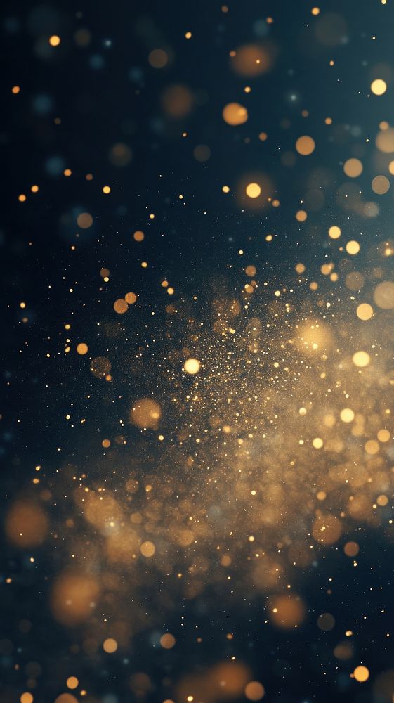 Shimmering golden background particles night. | Free Photo Illustration ...