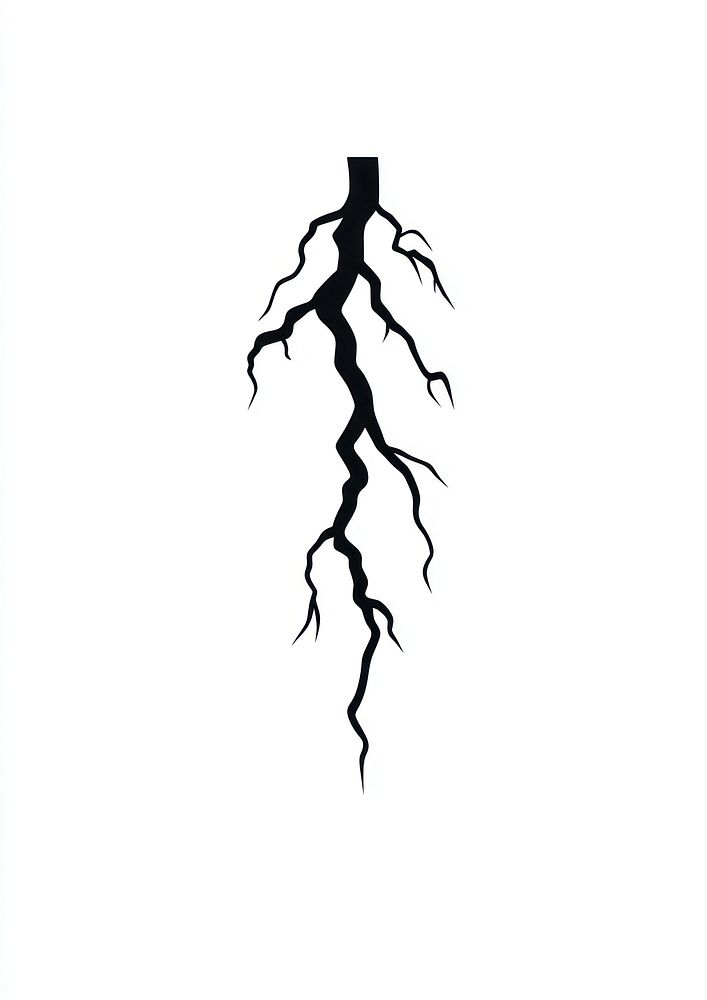 Thunder minimalist roots black. | Free Photo Illustration - rawpixel