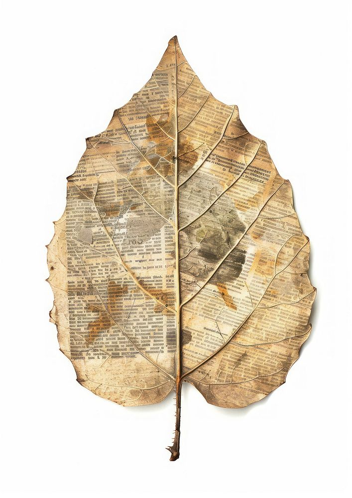 Leaf shape collage cutouts vintage | Free Photo Illustration - rawpixel