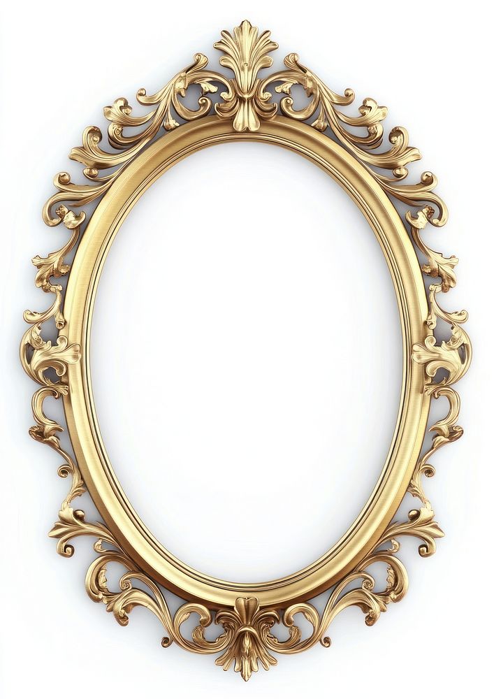 Ornamental gold oval photo vintage | Free Photo - rawpixel
