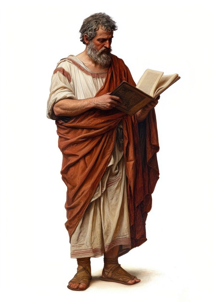 Victorian-era scholar reading roman book | Free Photo - rawpixel