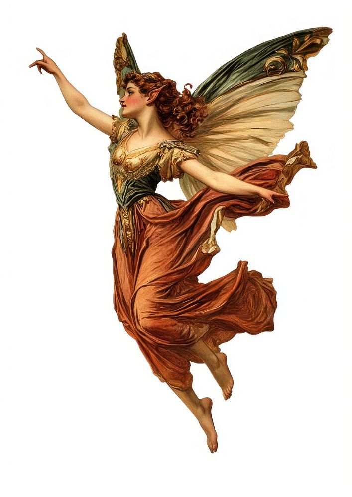 fairy dancing victorian vintage style. | Free Photo - rawpixel