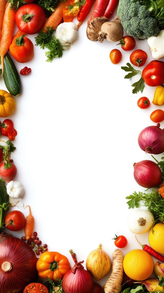 Vegetables produce border frame. | Free Photo - rawpixel
