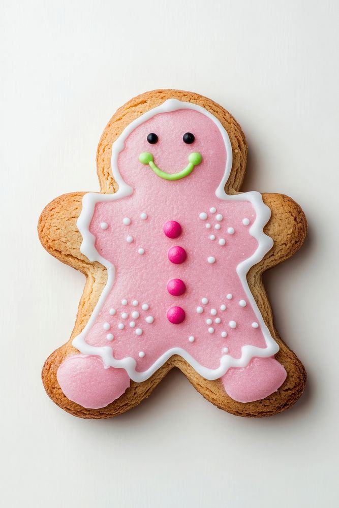 Pink gingerbread christmas dessert sweets. | Free Photo - rawpixel