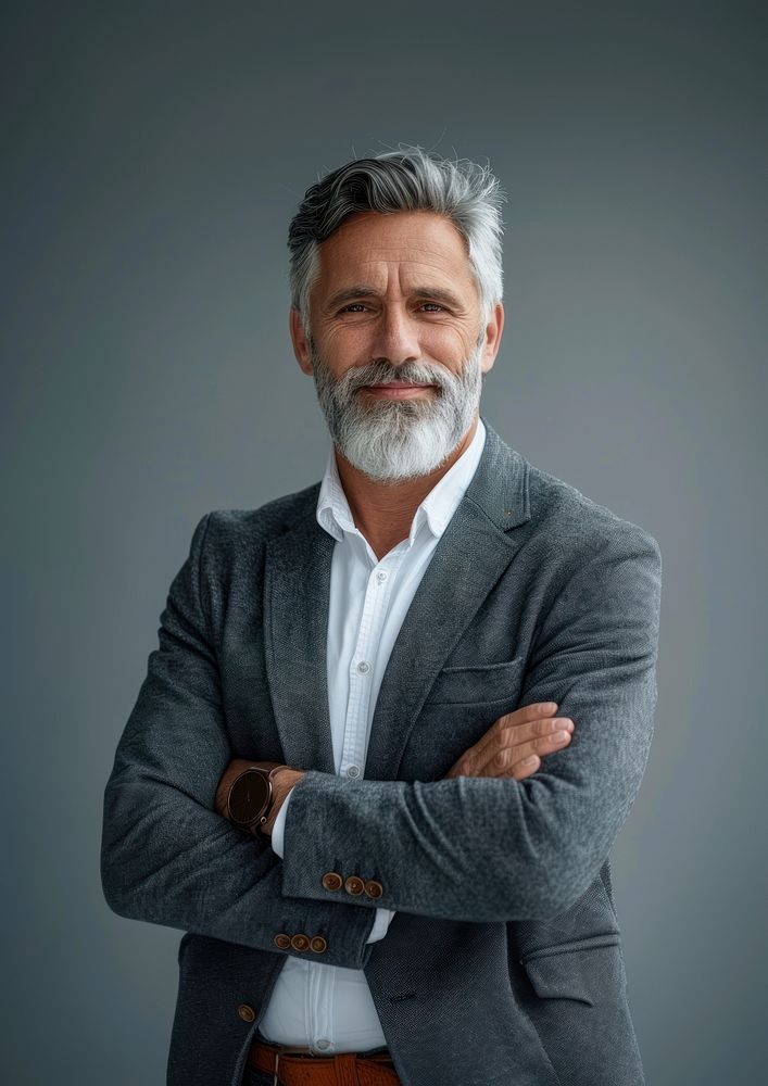 middle-aged man portrait professional confident. | Free Photo - rawpixel