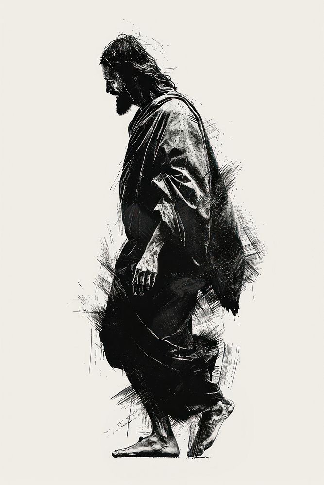 Jesus christ full body illustration | Free Photo Illustration - rawpixel