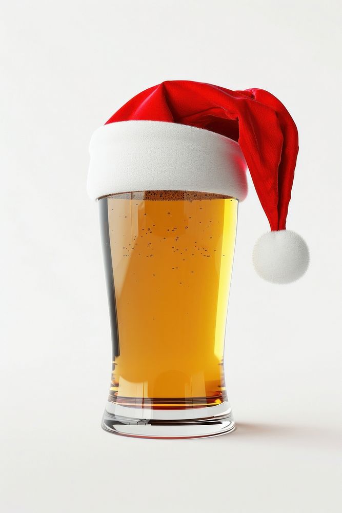 Beer glass christmas theme beer | Free Photo Illustration - rawpixel