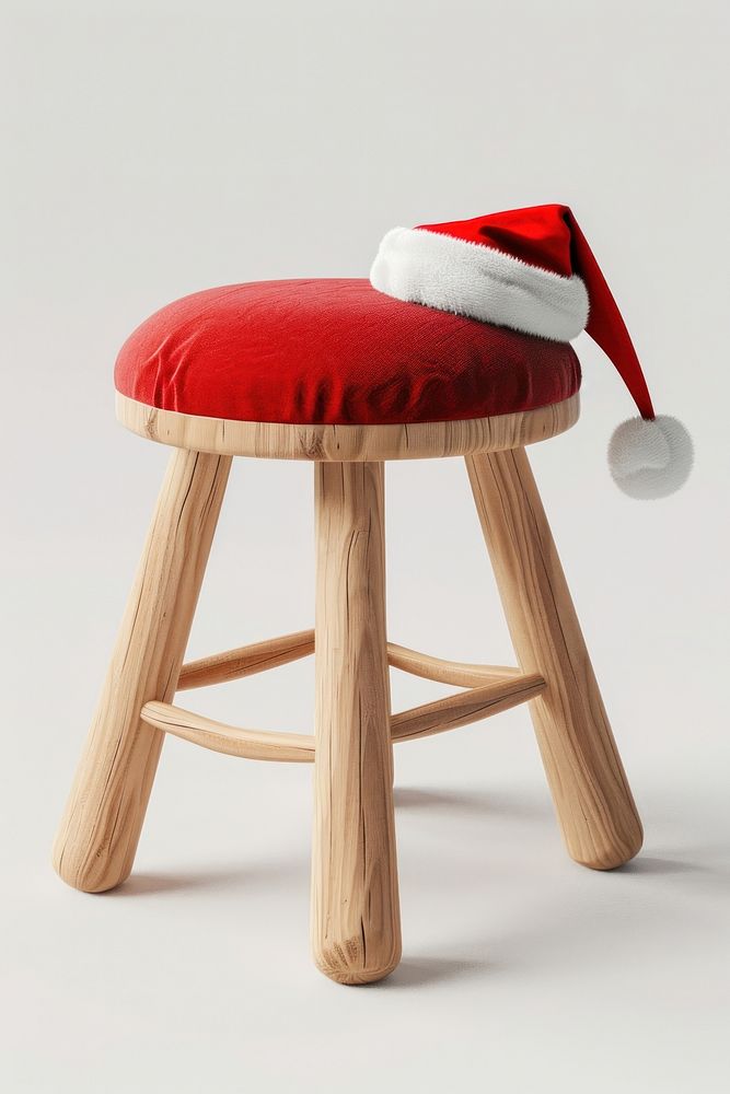 Stool chair furniture christmas santa. | Free Photo - rawpixel