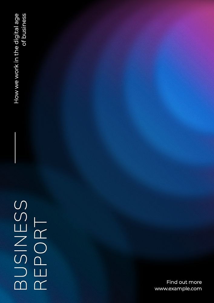 Business report poster design | Free Photo Illustration - rawpixel