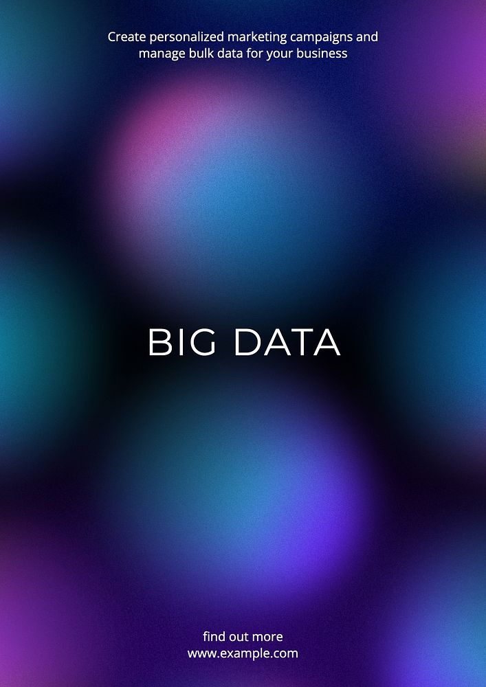 Big data poster design | Free Photo Illustration - rawpixel