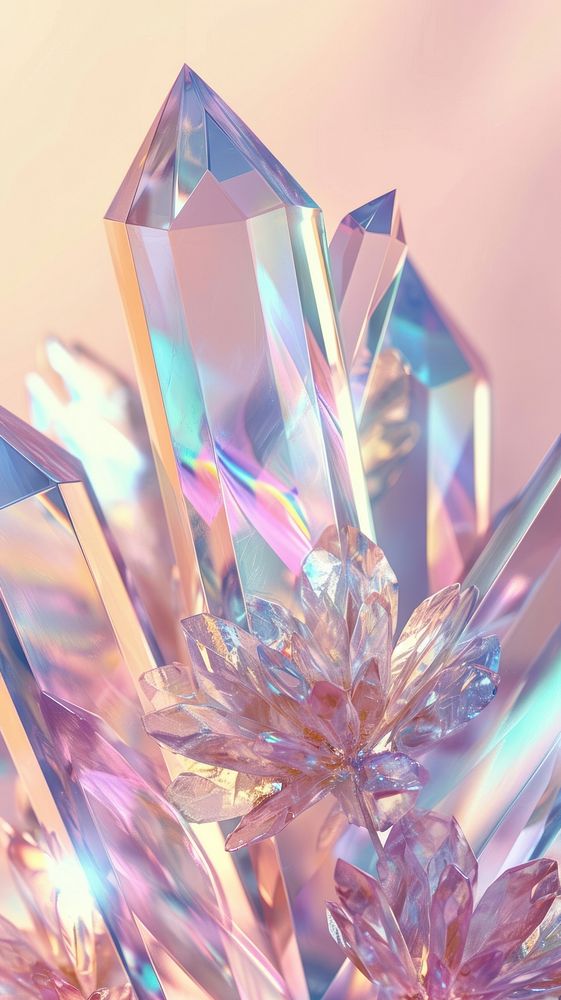 Crystal mineral backgrounds accessories. | Free Photo Illustration ...