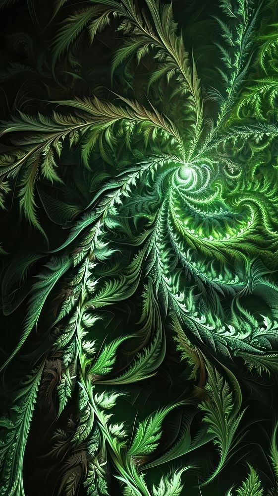 Nature nature green abstract. AI | Premium Photo - rawpixel