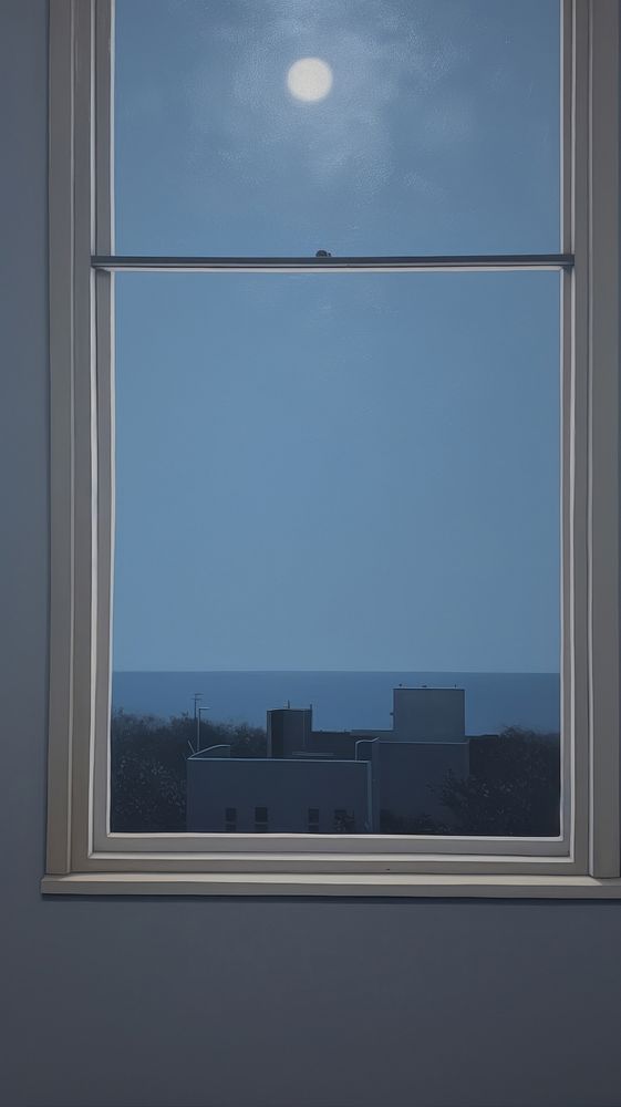 Window moon room architecture. | Premium Photo Illustration - rawpixel