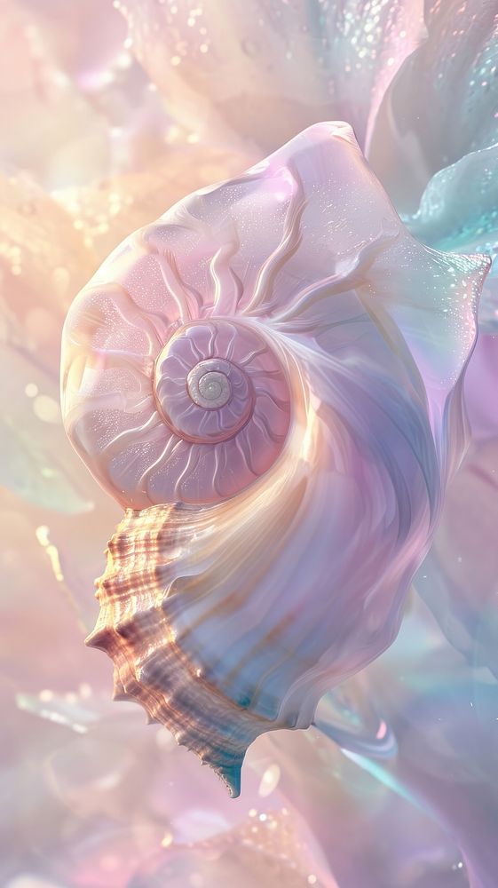 Shell conch invertebrate backgrounds. | Free Photo Illustration - rawpixel