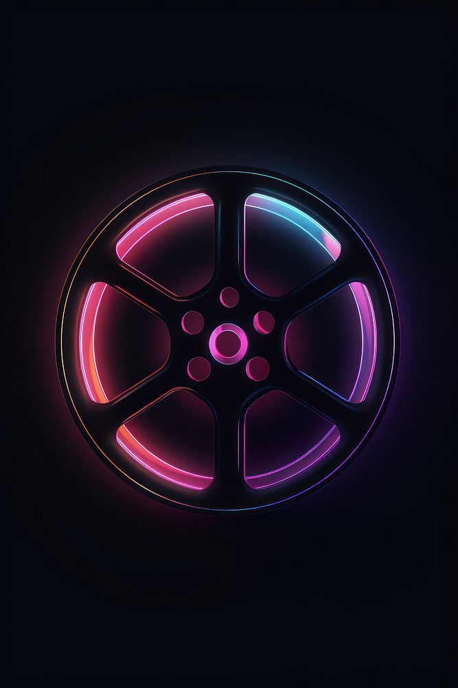 Movie roll icon light purple | Premium Photo - rawpixel