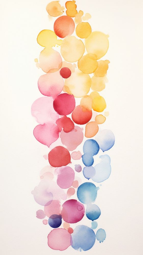 Watercolor spill pattern petal art. | Free Photo Illustration - rawpixel