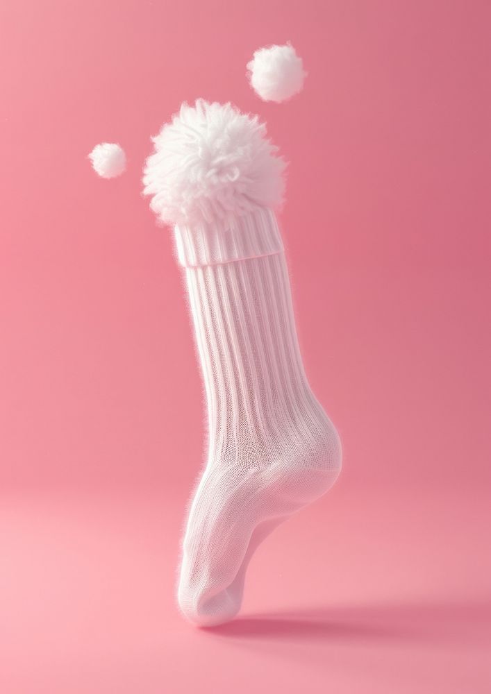 Socks white pink pink background. | Premium Photo - rawpixel