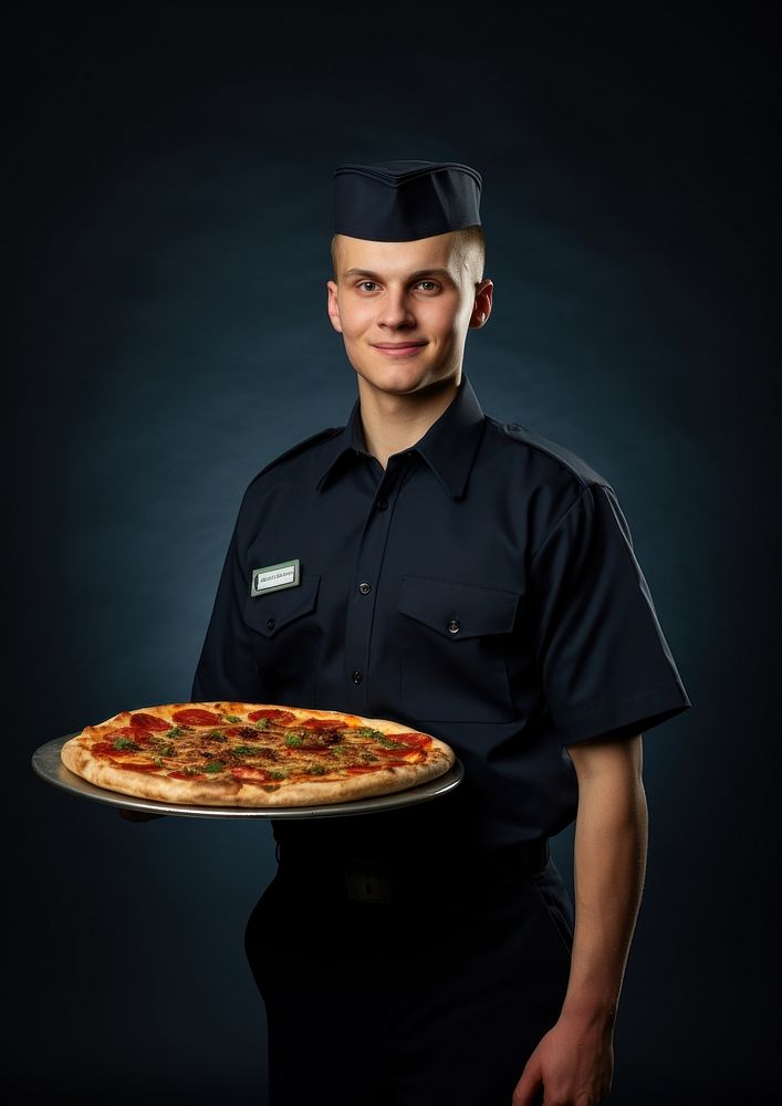 Man pizza uniform adult. | Premium Photo - rawpixel