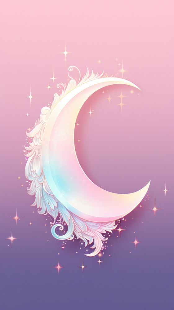 Crescent moon astronomy nature night. | Free Photo Illustration - rawpixel